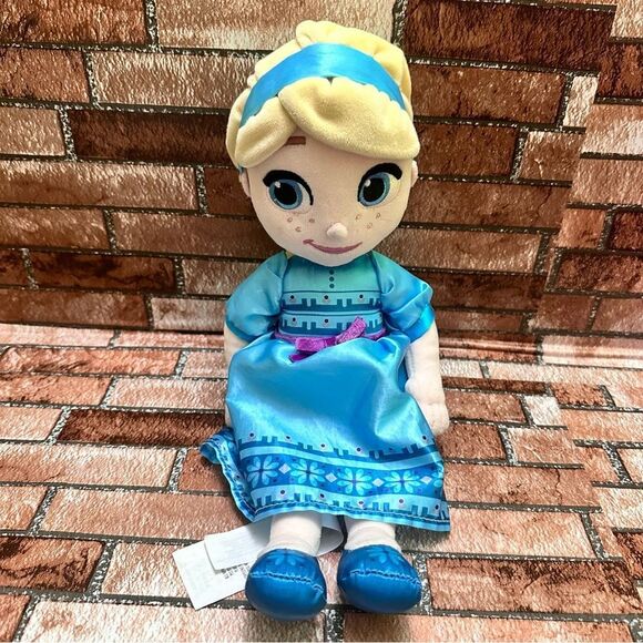 Disney | Toys | Disney Store Animators Frozen Elsa Plush Doll 3 | Poshmark